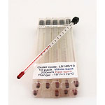 200mm Glass Red Spirit Thermometers