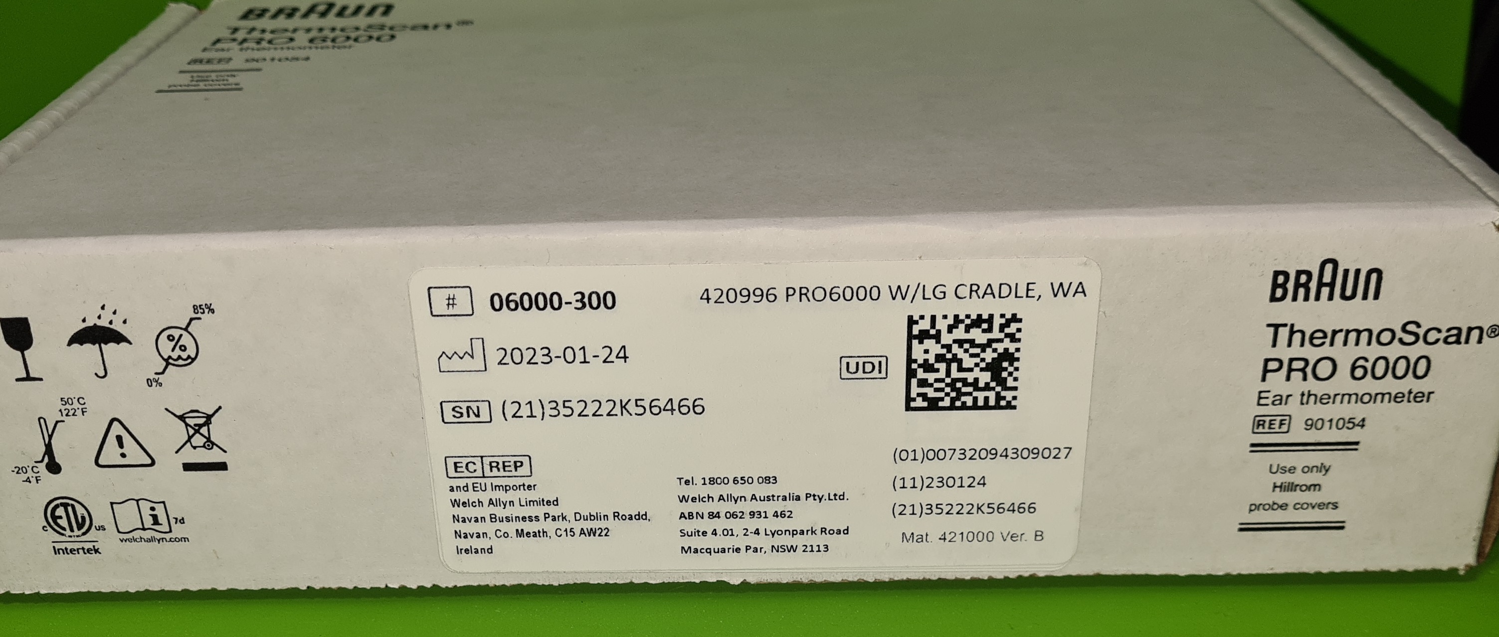 Braun® ThermoScan® PRO 6000 Ear Thermometer