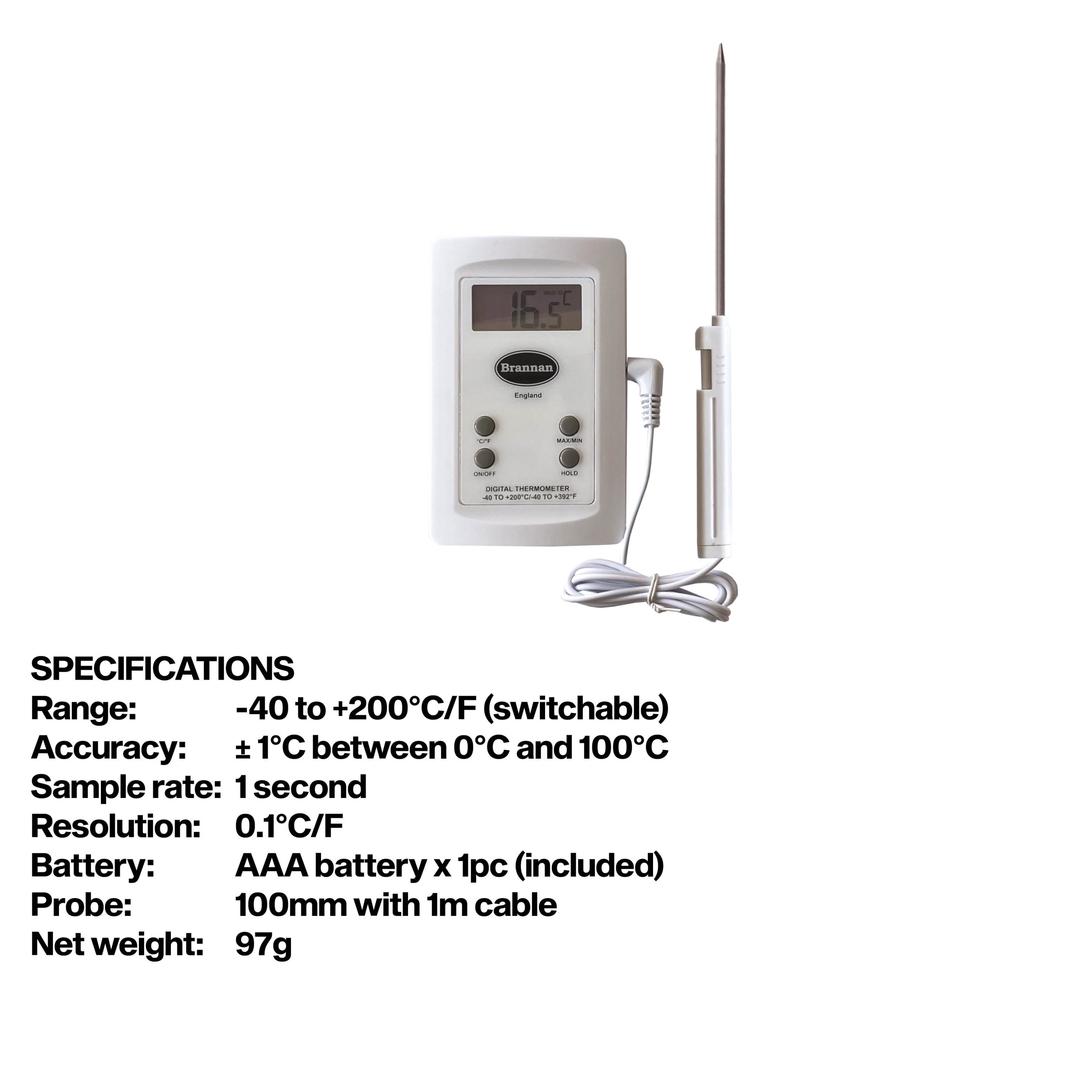 Brannan Calibrated Probe Thermometer