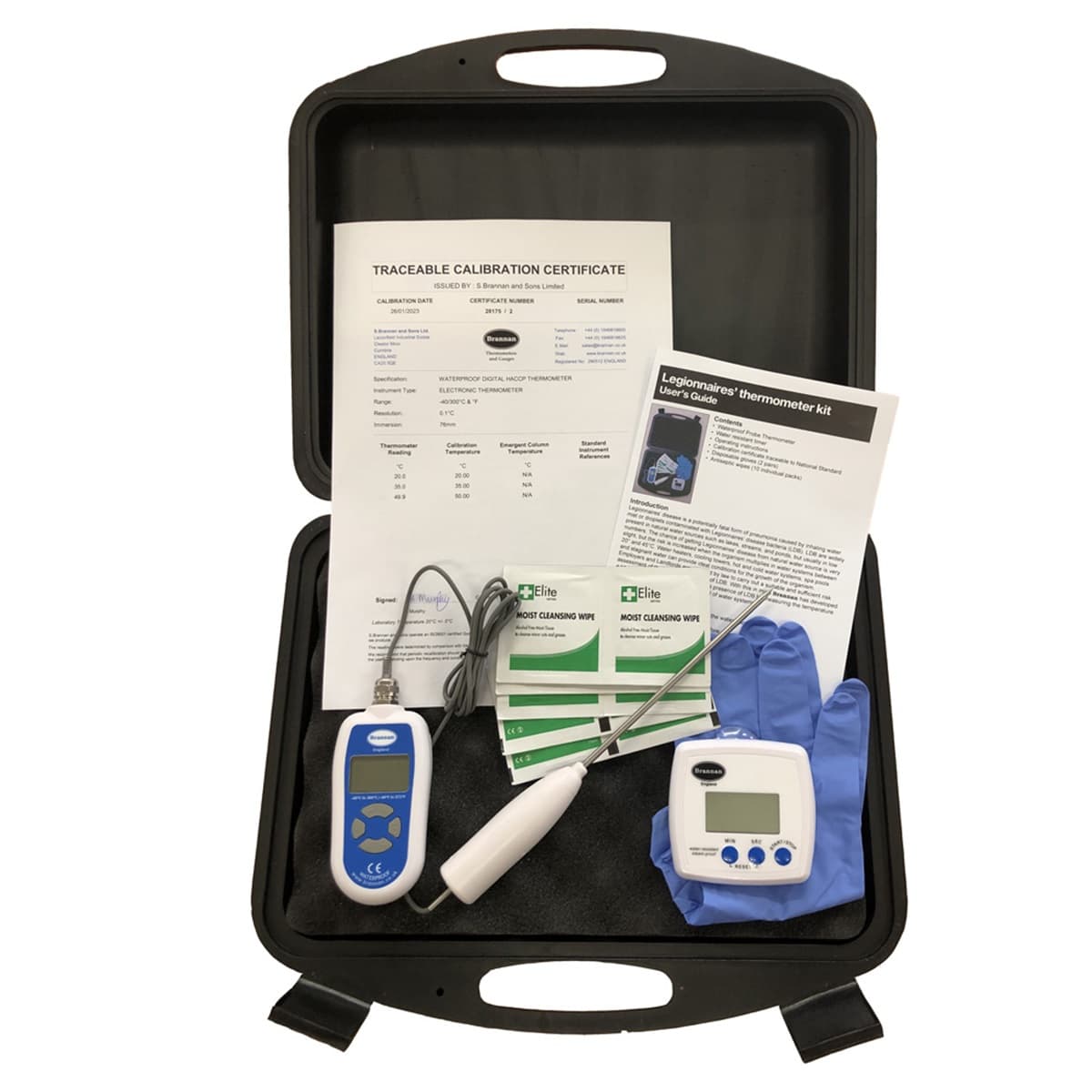 Brannan Calibrated Legionella Thermometer Kit – Precision Compliance ...