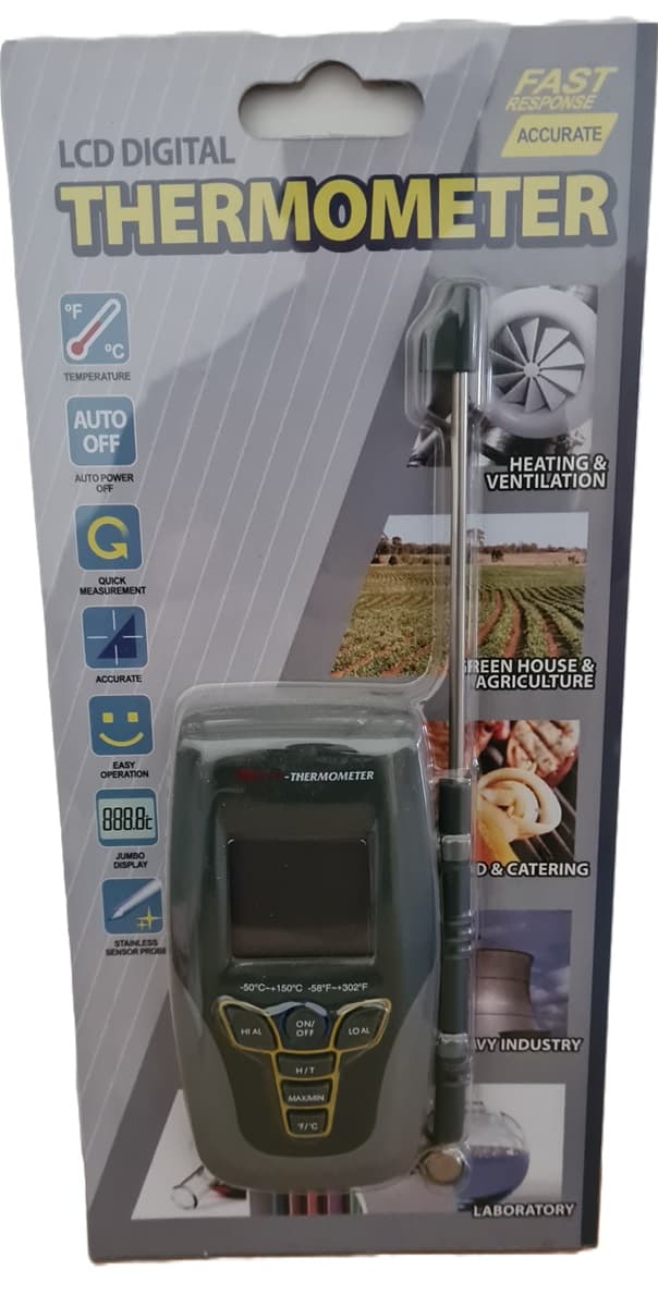 Chocolate Thermometer with Alarm